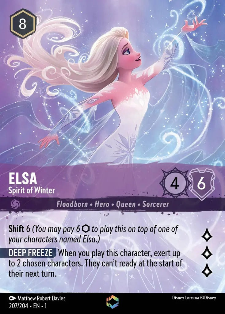 207/204·EN·1 Elsa - Spirit of Winter E – 皇巢卡店 Beehive Trading Card Shop
