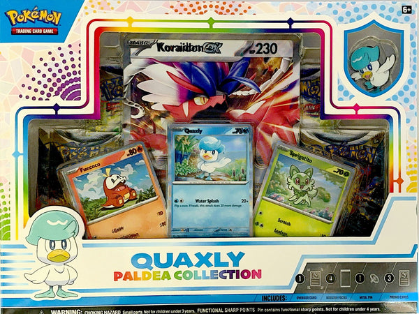 Pokemon TCG American version of Paldea-Paldea Collection Quaxly+Koraid ...