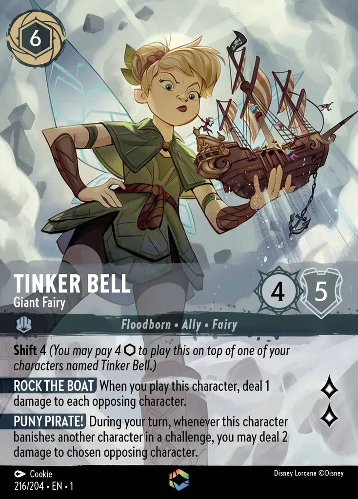 216/204·EN·1 Tinker Bell - Giant Fairy E – 皇巢卡店 Beehive Trading Card Shop
