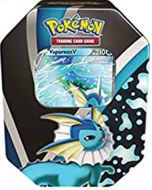 Pokemon TCG 美版 Sword & Shield Eevee Evolutions Tin - 水伊布 V-Vaporeon V ...